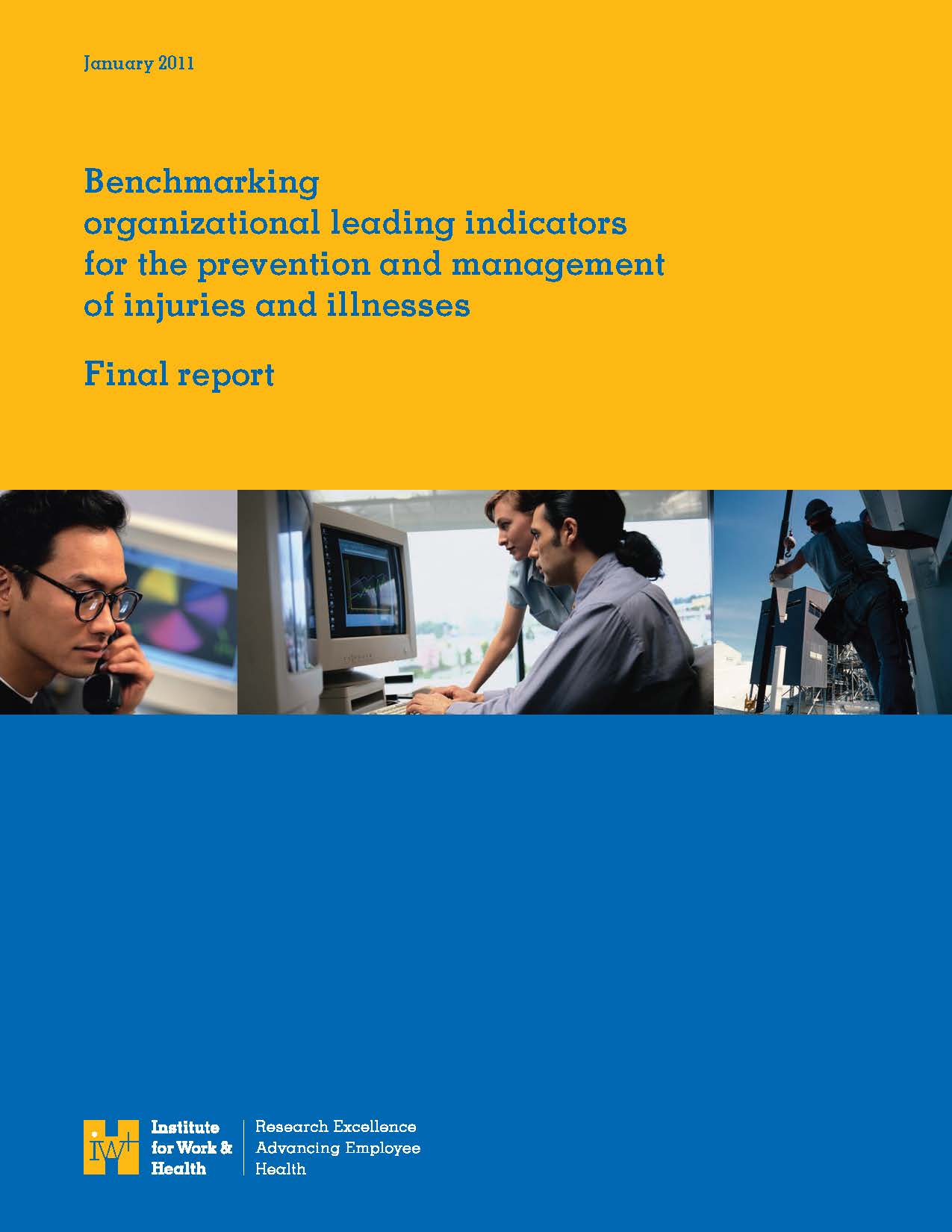 Benchmarking organizational leading indicators for the prevention and ...