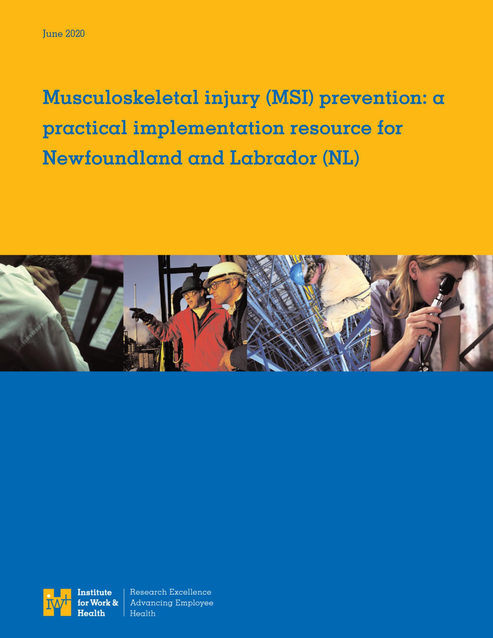 Musculoskeletal injury (MSI) prevention: a practical implementation ...